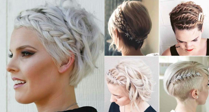 Wunderschne Flechtfrisur Kurze Dnne Haare Bild