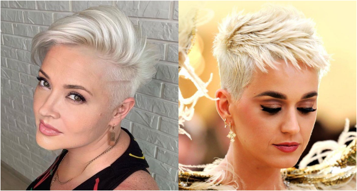 Platinblonde Kurzhaar-Trends, die super cool aussehen - Kurze Haare